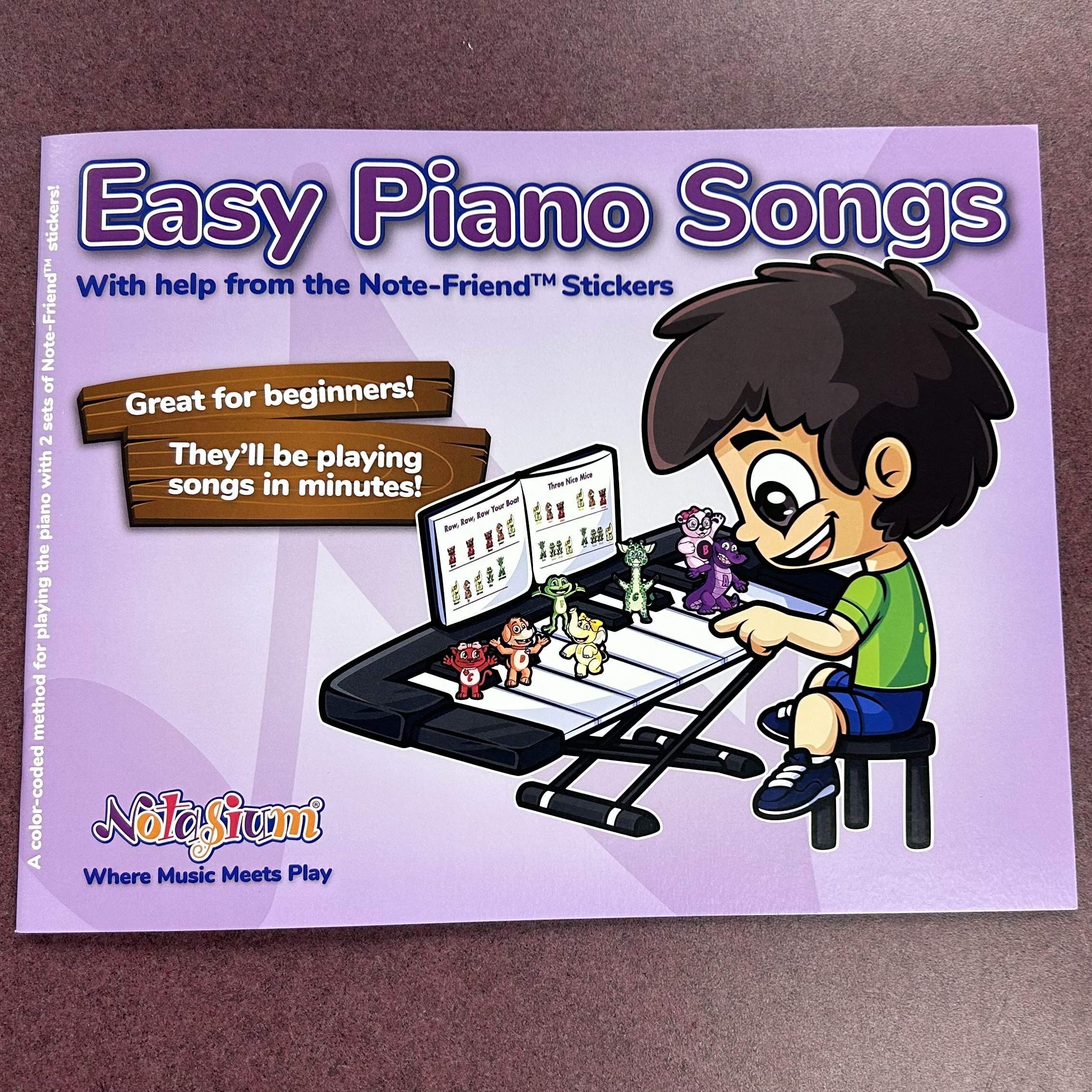 Easy Piano Songs Book for Kids - Notasium Music Store